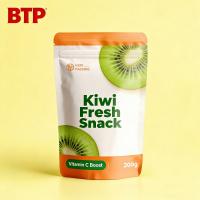 China MOQ 100pcs Snack Stand up Pouch Food Grade Resealable Zipper Bag Smell Proof Custom Logo for Vitamin-Rich Fruit Snack Packaging for sale