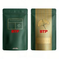 China Luxury Dark Green Matte Stand up Pouch with Gold Foil Print Heat Resistant Zipper Top Disposable for Tea & Coffee Packaging for sale
