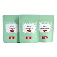 China Matte Pastel Color Three Side Seal PE Disposable Pouch Custom Label Print Food Grade for Freeze-Dried Fruit & Sugar Packaging for sale