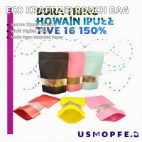 China MOQ 100pcs Custom Food Grade Classic Gravure Printing Waterproof Spice Coffee Tea Snack Candy Kraft Zipper Stand up Paper Pouch for sale
