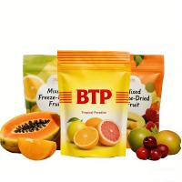 China Custom Digital Printed PE Stand-Up Pouch with Resealable Zipper Smell Proof Airtight for Freeze-Dried Fruit Snacks Packaging for sale