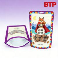 China Custom Logo Printed PE Stand up Pouches with Ziplock Resealable for Potato Chips and Nuts Packaging (Food Grade Disposable) for sale