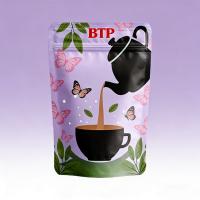 China Durable Food Grade PE Moisture Proof Airtight Pouches Luxury Print Resealable Zipper Stand Bags Organic Tea Storage Freshness for sale