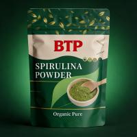 China Custom Printed Moisture Proof Stand up Resealable PE Plastic Pouches Zipper Top Custom Logo for Organic Moringa Powder Packaging for sale