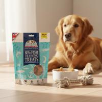 China Custom Printed Food Grade PE Stand up Resealable Pouches Moisture Proof Hang Hole Digital Printing for Natural Fish Dog Treats for sale