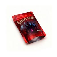 China 100pcs Customized Printing Mylar Stand-up Packaging Bags with Zipper Disposable Bags for Candy Pet Food Snack and Cookies for sale
