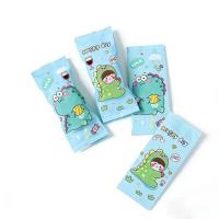 China Low MOQ Middle Gusset Packaging Stocked Plastic OPP Bag Food Grade Packaging for Chocolate Bar Lolly Popsicle Ice Cream Pizza for sale
