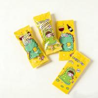 China Low MOQ Middle Gusset Packaging Stocked Plastic OPP Bag Food Grade Packaging for Chocolate Bar Lolly Popsicle Ice Cream Pizza for sale