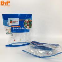 China Customized Plastic Stand Up Food Storage Bags With Zipper, Plastic Produce Bags For Vegetable Fruits, Bread for sale