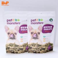 China Custom 250g/500g/1kg/1.5kg/2.5kg Reusable Zipper Plastic Stand up Pouch Pet Cat Dog Food Packaging Bags for sale