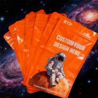 China Customized 1000pcs Low MOQ Moisture Proof Mylar Bags for Baby Food Chewing Gum Pizza Stand Pouch 0.1mm Thick Zipper Top Custom for sale