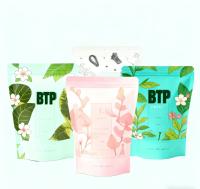 China Hot Selling Matte Smell Proof Stand up Pouch Plastic Holographic Packaging Photo Frame Printed Recyclable Zipper Top for sale