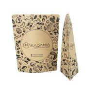 China Packaging 100pcs Decorative Stand-up Paper Gift Bags Black Pattern on Brown Kraft Bags for Sales Treats Parties Cookies Gifts for sale