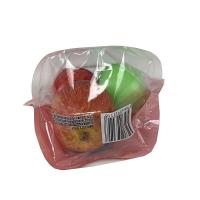 China Apple Shaped Pouch with Zipper Clear Plastic Display Storage Bag for Gifts, Party Favors   Reusable Showcases Small Items for sale