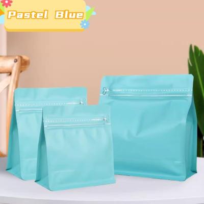 China Custom Coffee Bags with Aluminum Foil and Degassing Valve Resealable High Barrier Storage Bags for sale