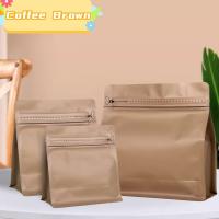 China Custom Coffee Bags with Aluminum Foil and Degassing Valve Resealable High Barrier Storage Bags for sale