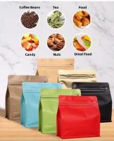 China Custom Coffee Bags with Aluminum Foil and Degassing Valve Resealable High Barrier Storage Bags for sale