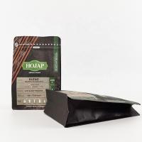 China Custom Bags Side Gusset Moisture Proof Coffee Bag 250g 500g 1kg Flat Bottom Coffee Pouch Stand up Pouch Tea Packaging Bags for sale