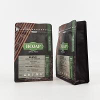 China Custom Bags Side Gusset Moisture Proof Coffee Bag 250g 500g 1kg Flat Bottom Coffee Pouch Stand up Pouch Tea Packaging Bags for sale