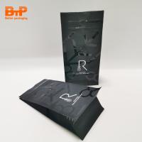China Custom Printed Matt Mylar Bags Stand up Pouch Packaging Coffee Pouches Moisture Proof Reusable Flat Bottom Food Packaging Bags for sale