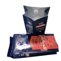 China Custom 250g 500g Aluminum Smell Proof Plastic Bags Frosted Coffee Beans Packaging Mylar Bag Flat Gusset Bottom Valve Food Pouch for sale