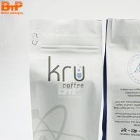 China Custom Printed Coffee Plastic Bag 250g 500g 1000g Square Flat Bottom Pouch Coffee Bean Food Packaging Bags with Valve for sale