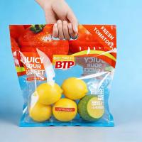 China Custom Ventilated Produce Handheld Bag with Food-Grade Material and Gravure Printing for Fresh Vegetable & Fruit Packaging for sale