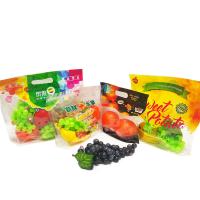 China Custom Zip Lock Plastic Bags With Vents Free Sample Anti Fog Fresh Fruits Vegetables Packaging Pouch for sale