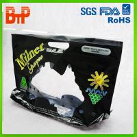 China Custom-printed MOQ100pcs Fruit Packaging Bags With Zippers and Holes Smell-proof Food-grade Packaging Bags for sale