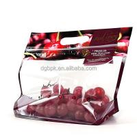 China Custom Zip Lock Plastic Bags With Vents Free Sample Anti Fog Fresh Fruits Vegetables Packaging Pouch for sale