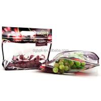 China Custom Zip Lock Plastic Bags With Vents Free Sample Anti Fog Fresh Fruits Vegetables Packaging Pouch for sale