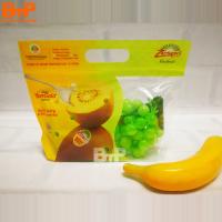 China Grape Protection Packaging Bag Manufacturer Directly Sale BPA Free Perforated Plastic Fruit Food Package Stand up Pouch LDPE for sale