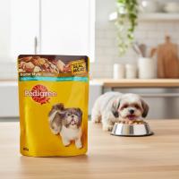 China MOQ 1000pcs High-Barrier Custom Food Grade  Dog Treat Bags Moistureproof Prevent Oxidation Retain Snack Flavor for sale