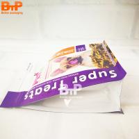 China Custom-printed MOQ100pcs Moisture-proof Pet Food Flat Bottom Packaging Bags with Zipper Food-grade Food Packaging Bags for sale