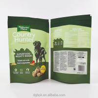 China Customized Waterproof and Moisture-proof  Stand-up Pouch for Pet Food Resealable Food Packaging Bags With Zippers for sale