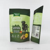 China Customized Waterproof and Moisture-proof  Stand-up Pouch for Pet Food Resealable Food Packaging Bags With Zippers for sale