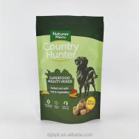 China Customized Waterproof and Moisture-proof  Stand-up Pouch for Pet Food Resealable Food Packaging Bags With Zippers for sale