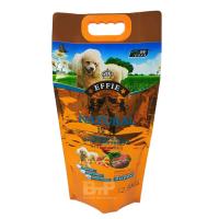China Custom Printed Side Gusset Bag Pet Treats Reusable 2.5KG 5KG 10KG Flat Bottom Pouch Dog Food Packaging Bags for sale