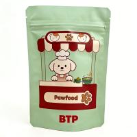 China Custom Printed Food-Grade Cute Pet-Themed Moistureproof Resealable Stand-Up Zipper Snack Pouches for sale