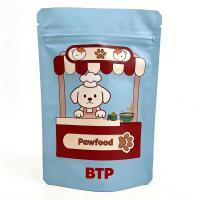 China Custom Printed Food-Grade Cute Pet-Themed Moistureproof Resealable Stand-Up Zipper Snack Pouches for sale