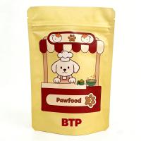 China Custom Printed Food-Grade Cute Pet-Themed Moistureproof Resealable Stand-Up Zipper Snack Pouches for sale