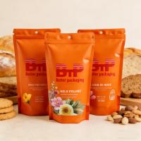 China Custom Matte High-Barrier Hanging Hole Stand-Up Pouch - Moisture-Proof Food Grade Resealable Packaging for Snacks & Dry Goods for sale