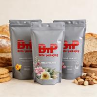 China Custom Matte High-Barrier Hanging Hole Stand-Up Pouch - Moisture-Proof Food Grade Resealable Packaging for Snacks & Dry Goods for sale