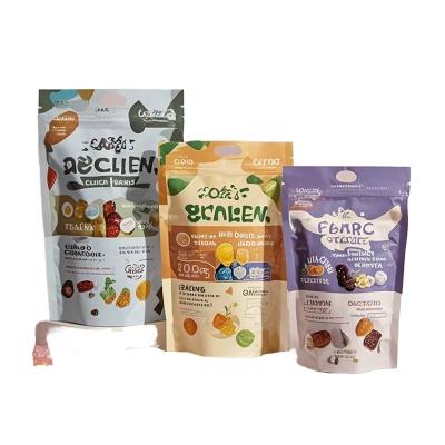 China Custom Printed Stand up Disposable Food-Grade Candy Pouches (Doypack Bags) Resealable Moisture-Proof Fit Retail/Gifting for sale