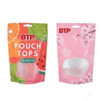 China Custom Disposable Food-Grade Snack Bags Hang Hole Clear Window Moistureproof Stand-Up Zipper for Freshness Lock Hot Stamping for sale