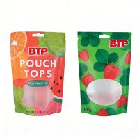China Custom Disposable Food-Grade Snack Bags Hang Hole Clear Window Moistureproof Stand-Up Zipper for Freshness Lock Hot Stamping for sale
