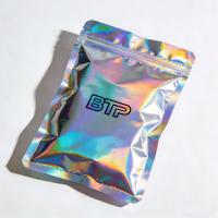 China Custom Logo Digital Printed Doypack Ziplock Plastic Wholesale Holographic Yin Yang Mylar Zipper Bag for sale