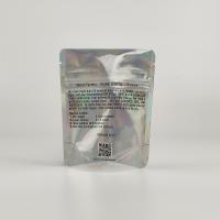 China Custom Logo Digital Printed Doypack Ziplock Plastic Wholesale Holographic Yin Yang Mylar Zipper Stand up  Pouch for sale