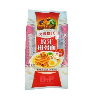 China Custom Printed Quick Cooking Ramen Dry Noodles Spiral Spaghetti Pasta Fast Food Packaging Bags 400g/500g/800g/1kg for sale