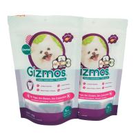 China Custom Printed Food Packaging Bags Resealable Packaging Dog Foods Packaging Plastic Zipper Bag PET Food Pouches with Window for sale